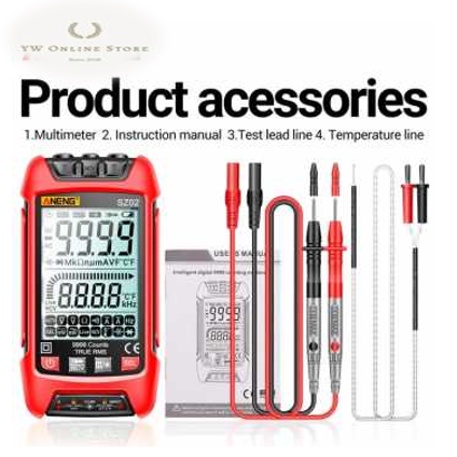 Jual Digital Multimeter Multitester Voltage Tester Burn Proof - SZ02 ...