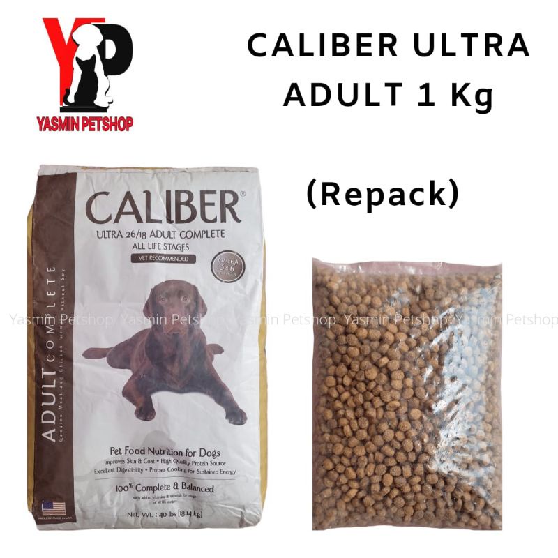 Jual Caliber ultra dogfood 1kg | Shopee Indonesia