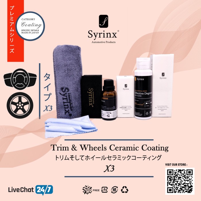 Jual TRIM AND WHEELS CERAMIC COATING SYRINX / COATING TRIM DASHBOARD ...