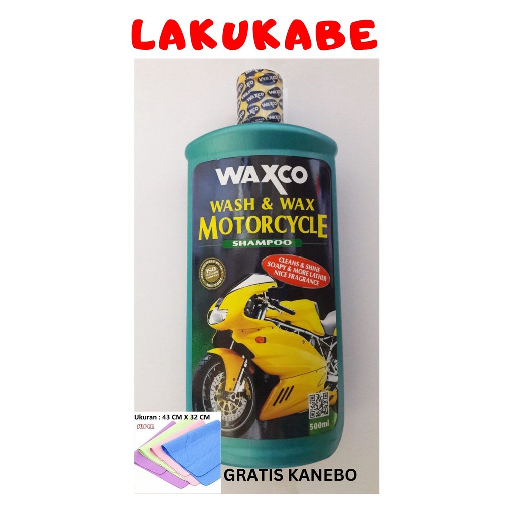 Jual WAXCO WASH & WAX MOTORCYCLE SHAMPOO 500ML | Shopee Indonesia