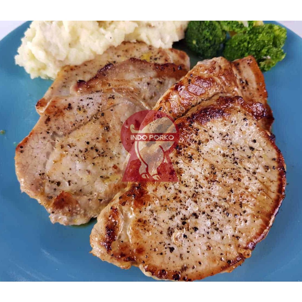 Jual STEAK PORK LOIN DEUNGSIM BABI IMPOR 200GR EMPUK RENDAH LEMAK ...
