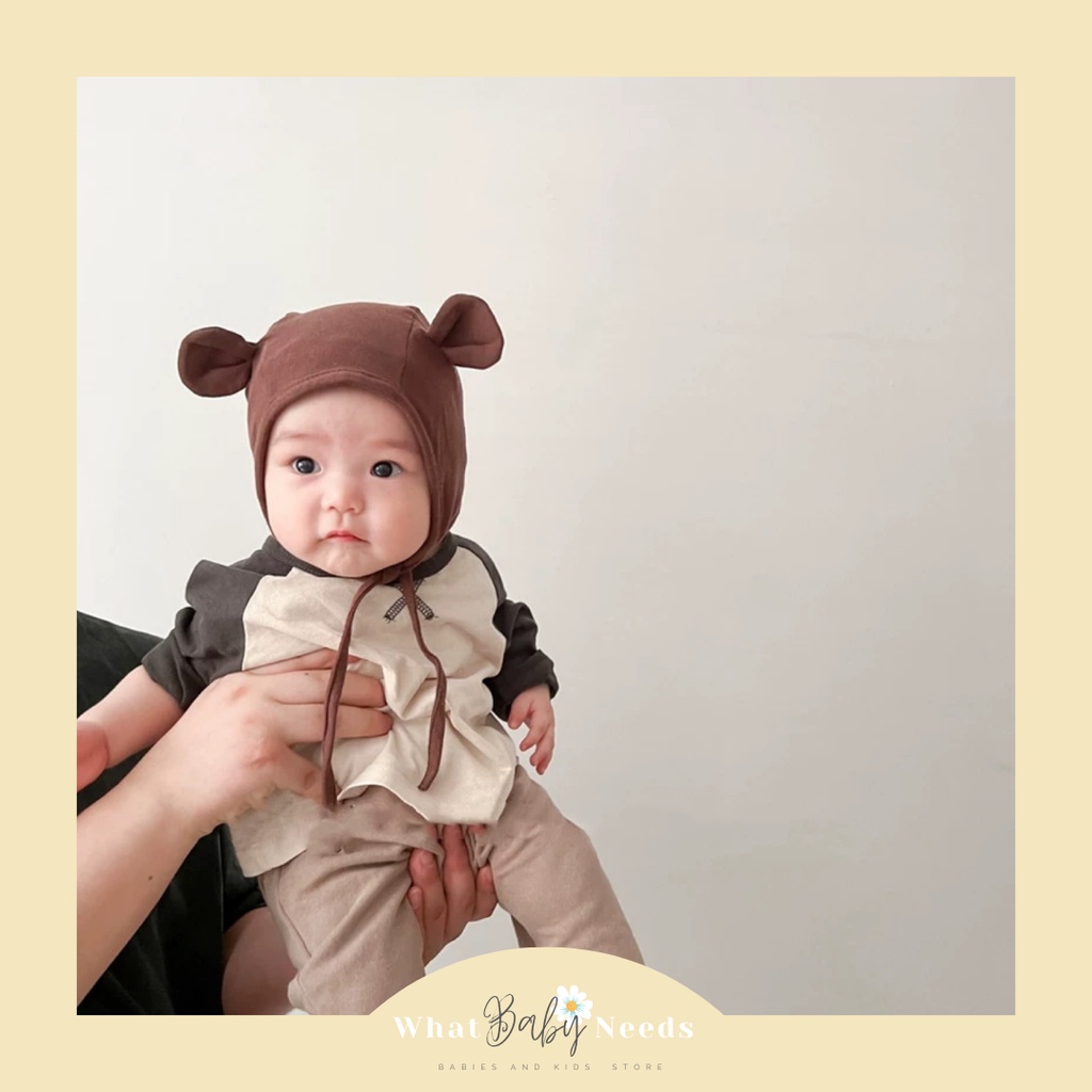 Jual Bear Baby Beanie / Topi Kupluk Lucu Anak Bayi / Topi Lucu Beruang ...