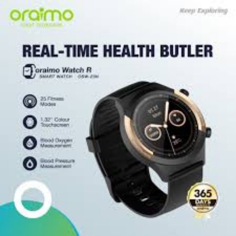 Jual ORAIMO jam tangan layar lebih besar SMARTWATCH OSW-23N WATERPROOF ...