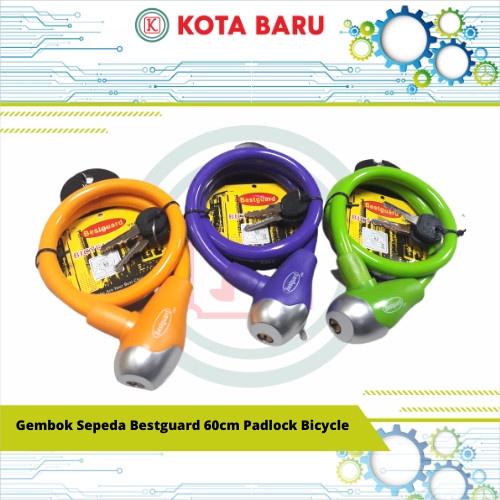 Jual Gembok Sepeda Bestguard 60cm Padlock Bicycle | Shopee Indonesia