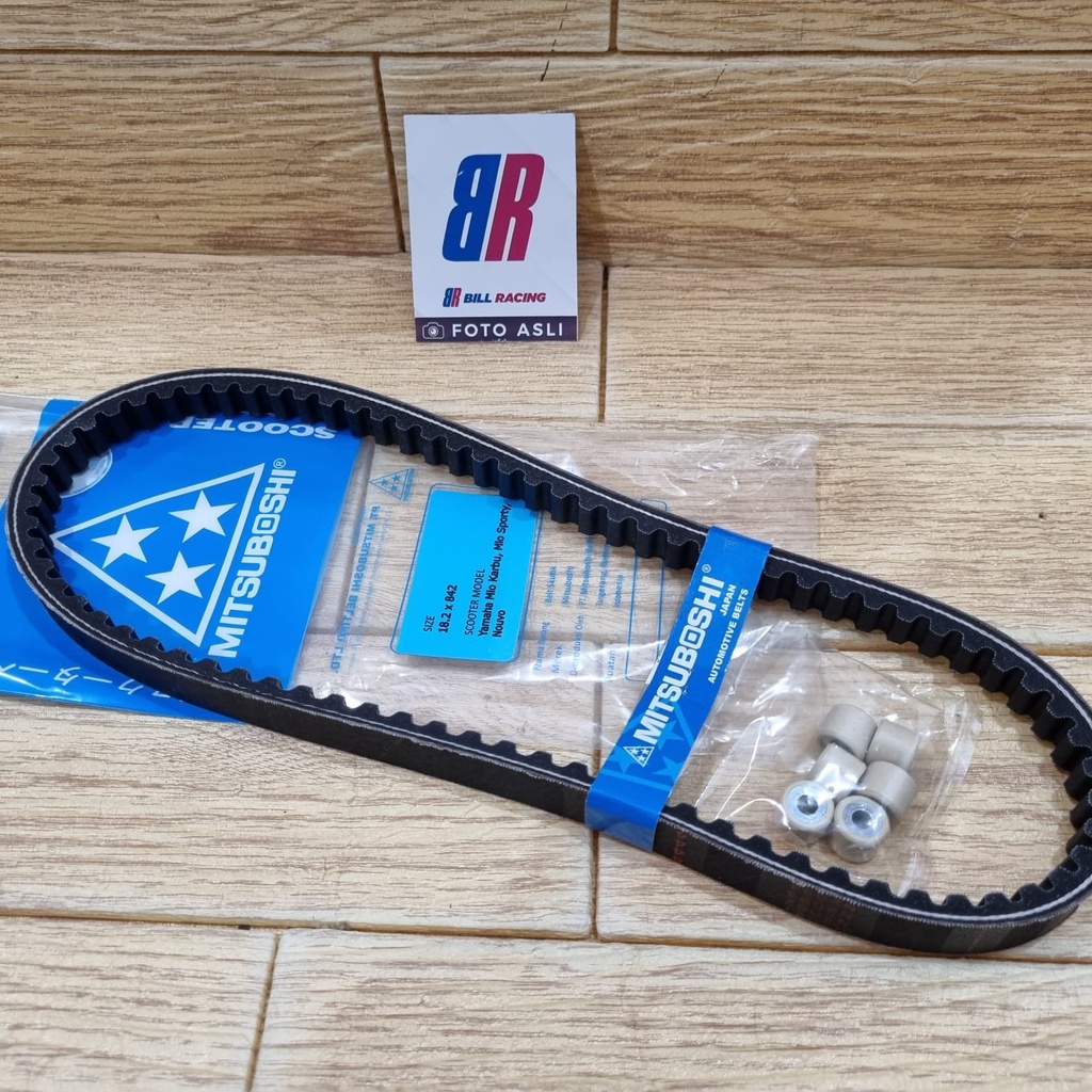 Jual V BELT VBELT MITSUBOSHI MIO KARBU NOUVO + ROLLER STD | Shopee ...