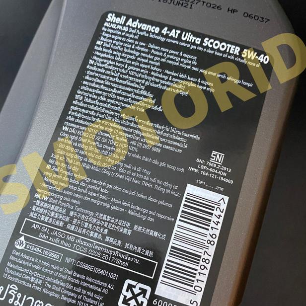 Jual Shell Ultra Matic / Scooter 100% Synthetic 1 Liter | Shopee Indonesia