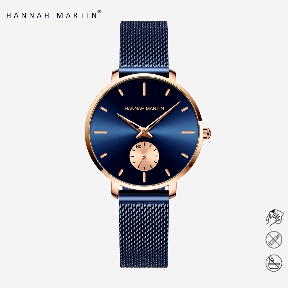 Jual HANNAH MARTIN Jam Tangan Wanita 100% Original Simple Watch ...