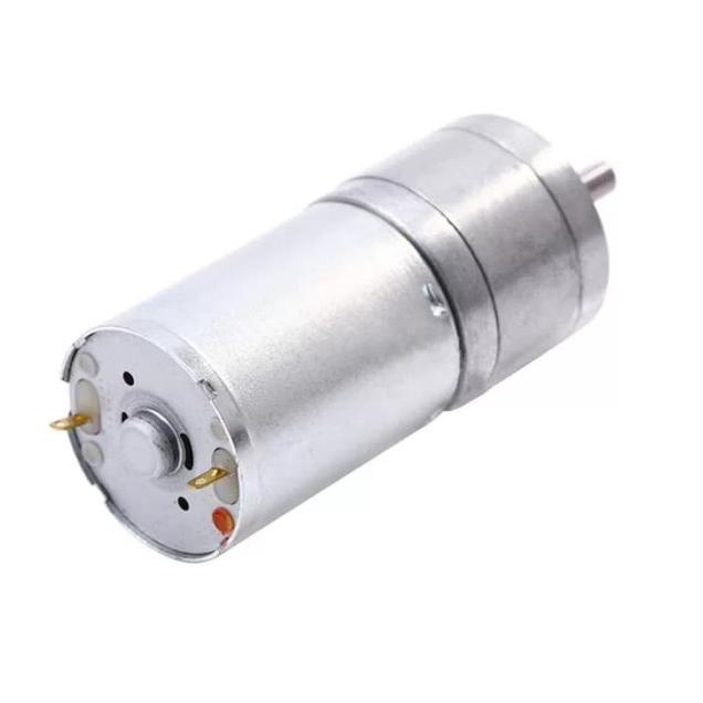 Jual Motor DC Gearbox 12V 130Rpm Gear Box High Torque 20Kgcm Shaft 4mm | Shopee Indonesia