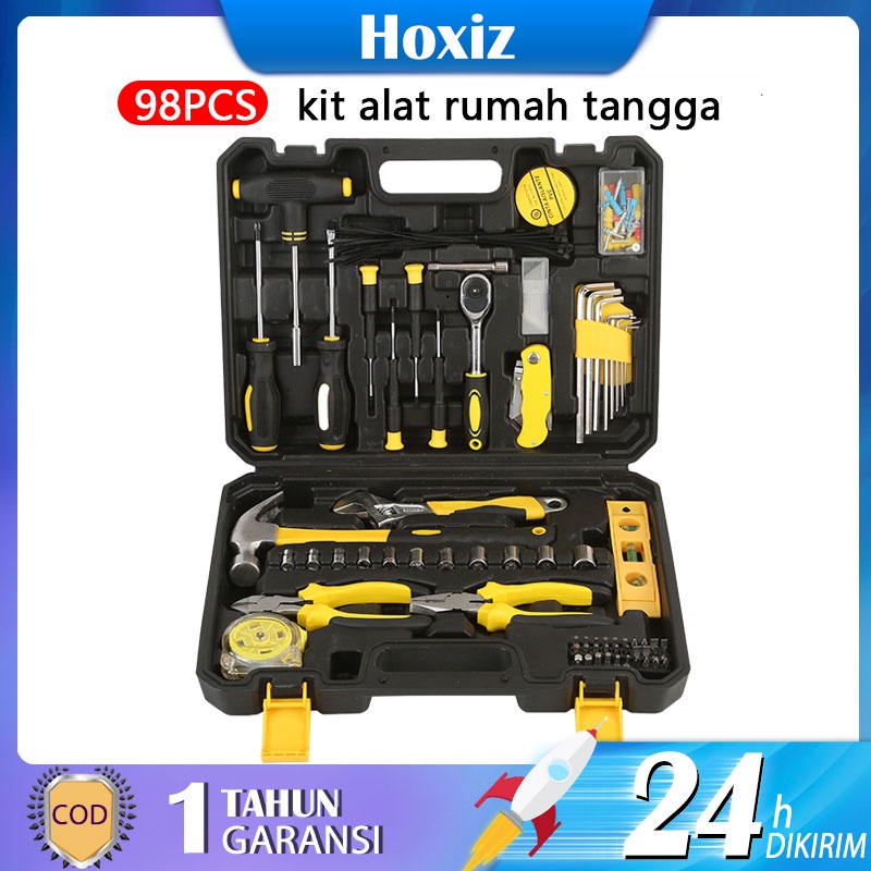 Jual 98pcs Hand Toolset / Tool Kit Set / Toolkit Toolbox | Shopee Indonesia