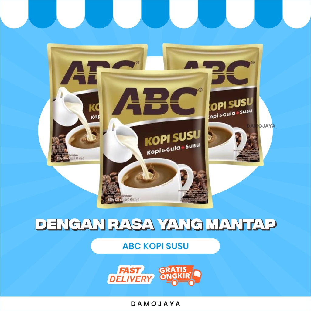 Jual Kopi Instan Abc Susu Renceng Minuman Sachet Rencengan Terlaris Termurah By Damo Shop ...