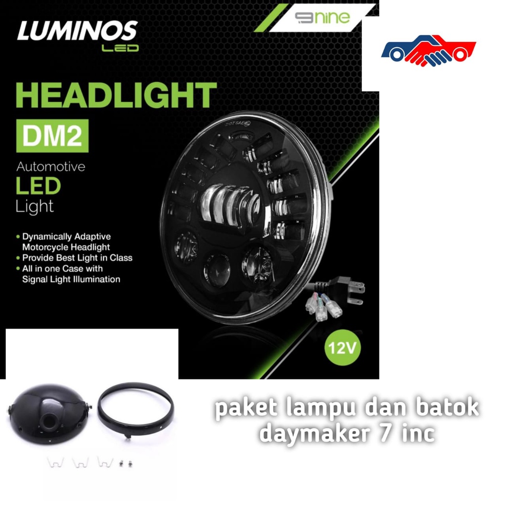 Jual lampu LED depan DAYMAKER DM 2 LUMINOS RX KING SCORPIO VERZA MEGA ...