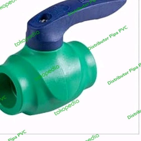 Jual Stop Kran Ball Valve PPR 3/4 inch Kran 25mm Fitting PPR Pipa PPR | Shopee Indonesia