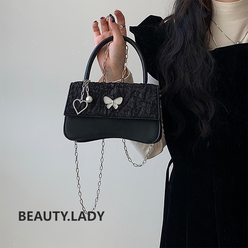 Jual BAO071 Tas kupu kupu Wanita Terbaru Tas Selampang Kulit Wanita Tas ...