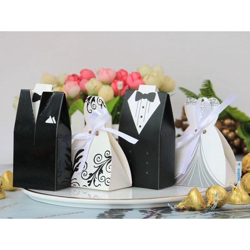 Jual 2pc sepasang pengantin box mingle kotak kemasan souvenir permen ...