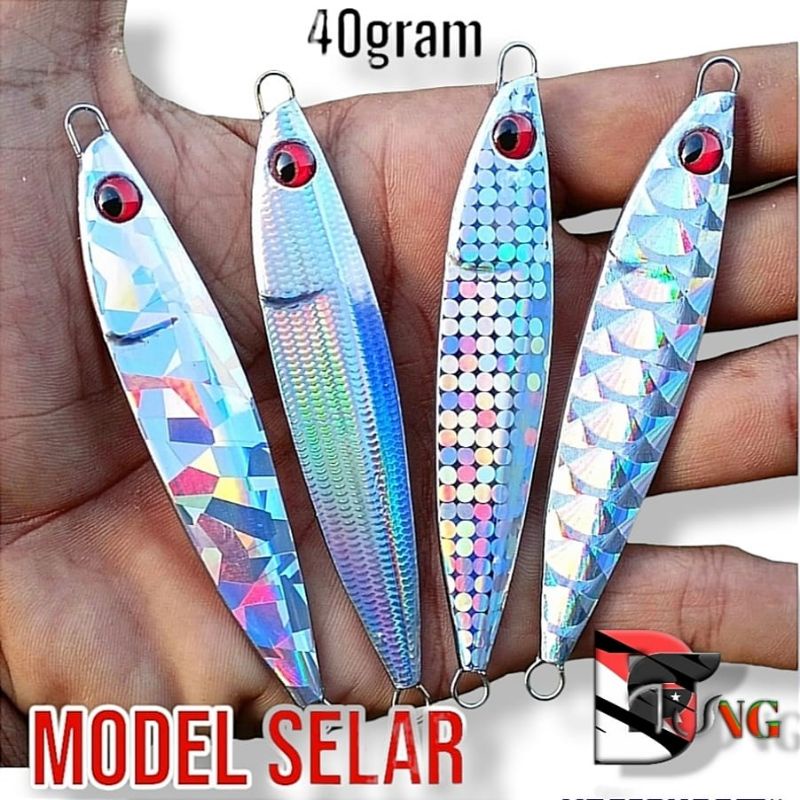 Jual Metal jig 40 gram model selar metal jig umpan pancing killer ...