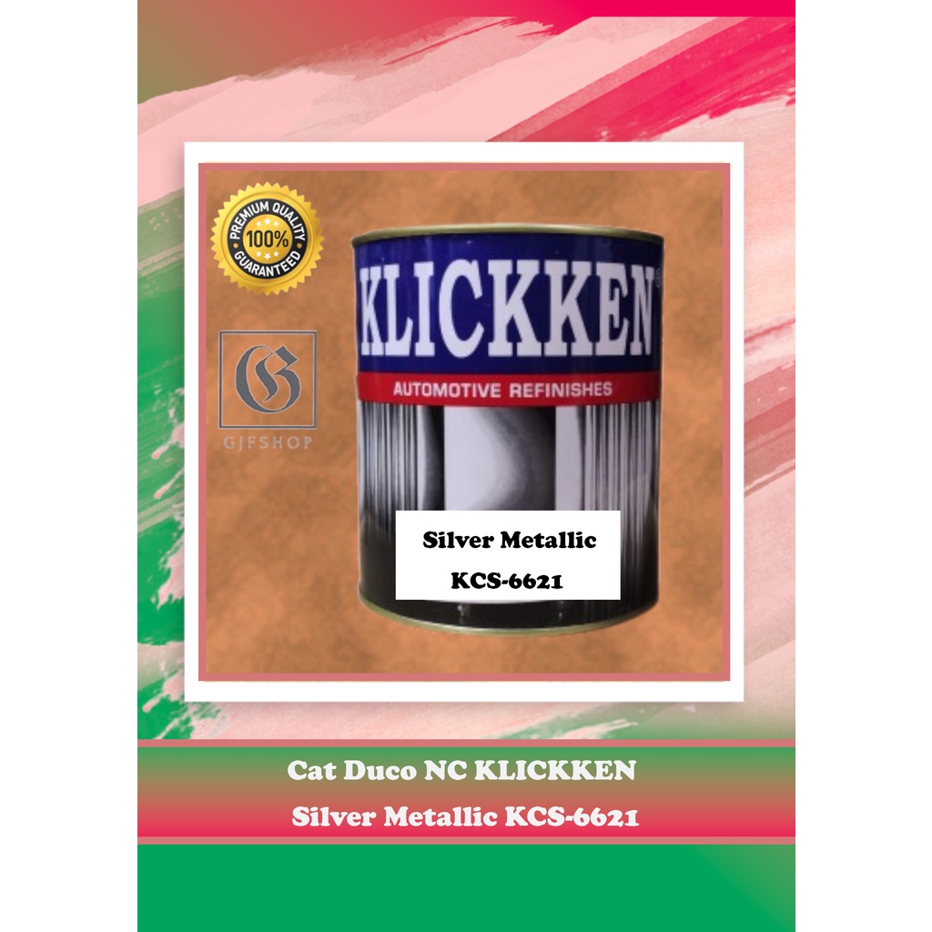 Jual Cat Duco NC Klickken Silver Metallic KCS-6621 | Shopee Indonesia