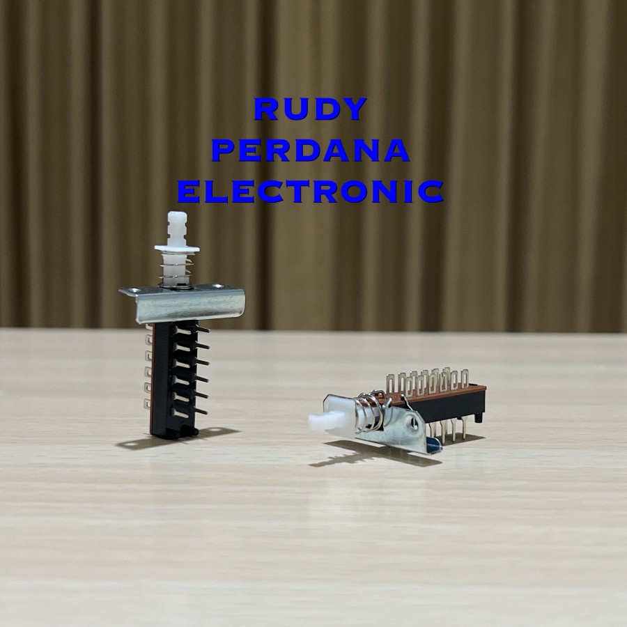 Jual SWITCH DPDT SAKLAR PUSH BUTTON ON OFF 2x6 2 x 6 12 PIN 12P ...