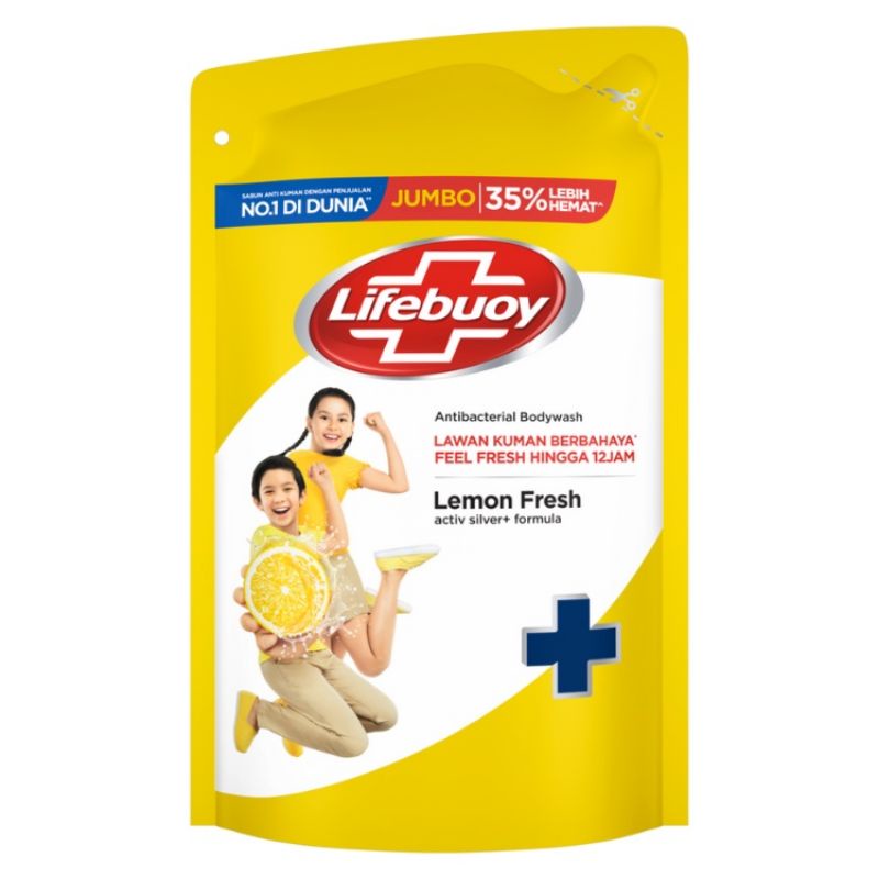 Jual Lifebuoy Lemon Fresh Body Wash Refill | Lifebuoy Kuning Sabun Cair ...