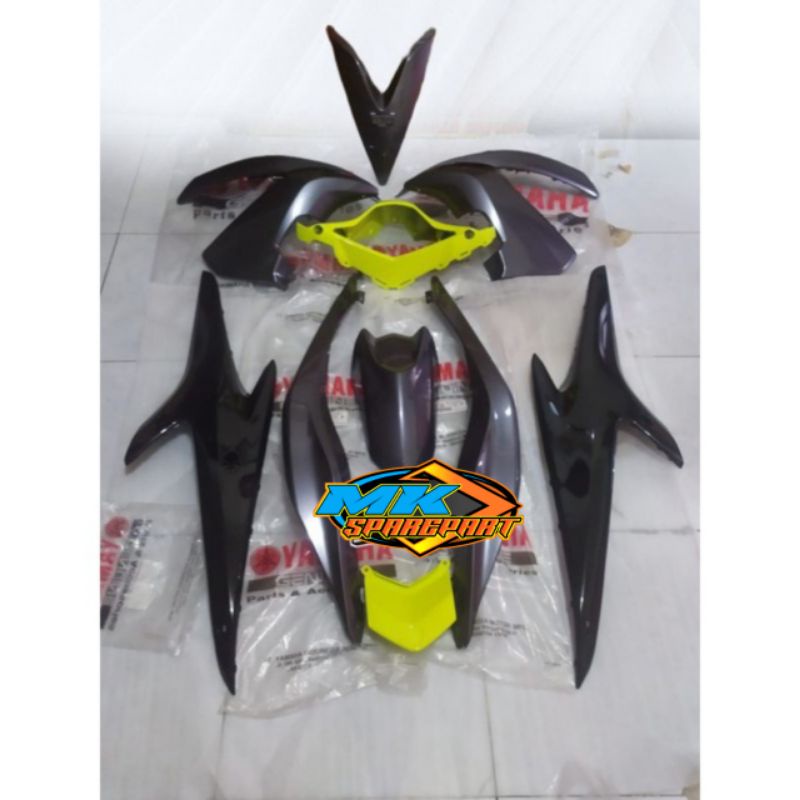 Jual Paket Full Set Body Halus Aerox 155 2017-2020 Abu-abu Glossy ...