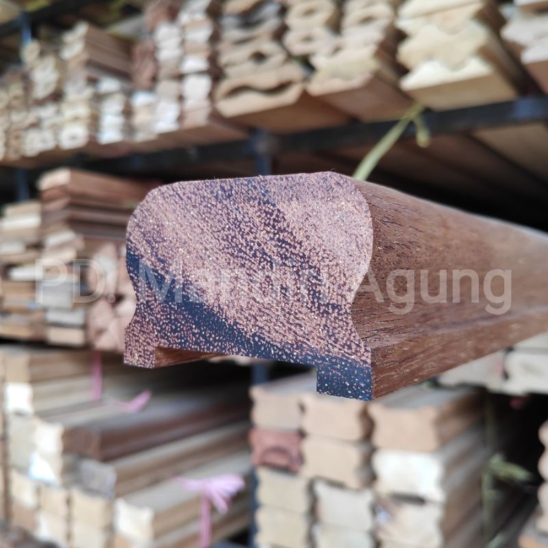 Jual RAILING TANGGA KAYU MERBAU UKURAN 4x6 | Shopee Indonesia