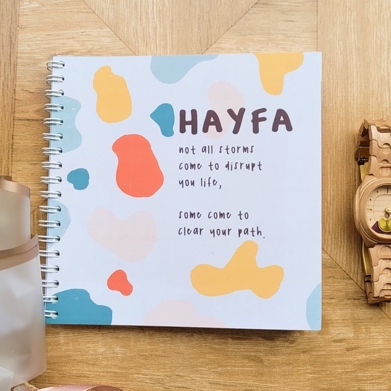 Jual Square Notebook Terazzo | Isi 75 Lembar | Notebook Custom ...