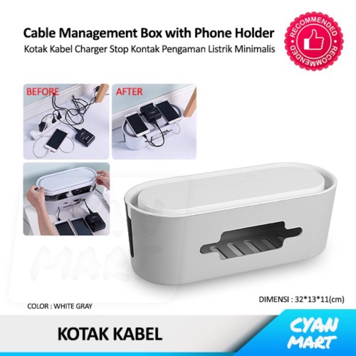 Jual Dijual Kotak Kabel Listrik Cable Box Organizer Wire Pengaman Stop ...
