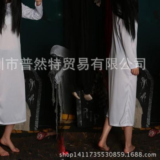 Jual CC-47 kostum sadako cosplay costume halloween hantu setan ...
