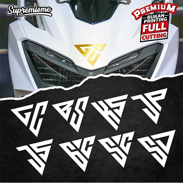 Jual Stiker GC BS Logo / Sticker Racing KS JP Logo / Stiker Visor JS 6C ...