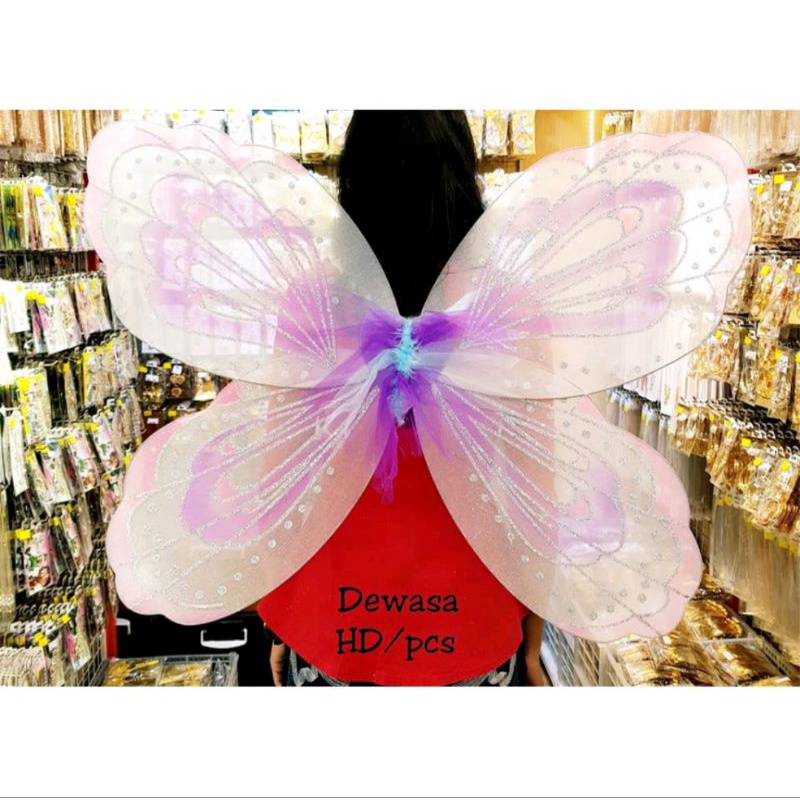 Jual Sayap Peri Kupu-Kupu Sayap Bidadari Besar Cocok Untuk Dewasa | Shopee Indonesia