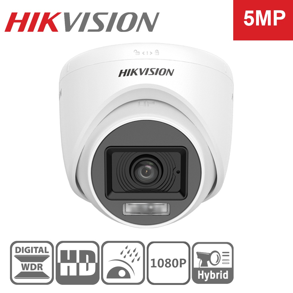 Jual Hikvision DS-2CE16K0T 3K Dual Light Audio Turret Camera | Shopee Indonesia