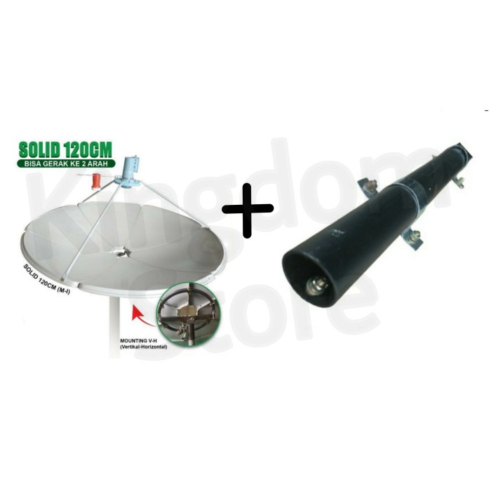 Jual Paket Antena Parabola Dish/Disc Solid 120Cm + Tiang Dish/Disc ...