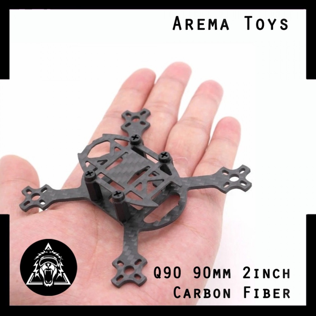 Jual Q90 90mm 2inch Carbon Fiber Micro Brushless Drone Frame Kit 2 inch ...