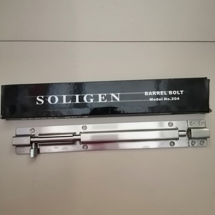 Jual Selot Slot Grendel Pintu 8" 10" Inch Soligen | Shopee Indonesia