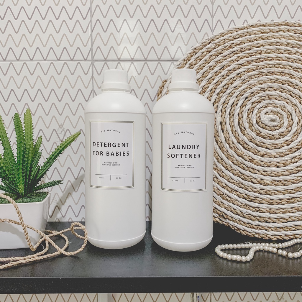 Jual Modern Botol Organizer Aesthetic Refill Laundry Cleaning / Tempat ...