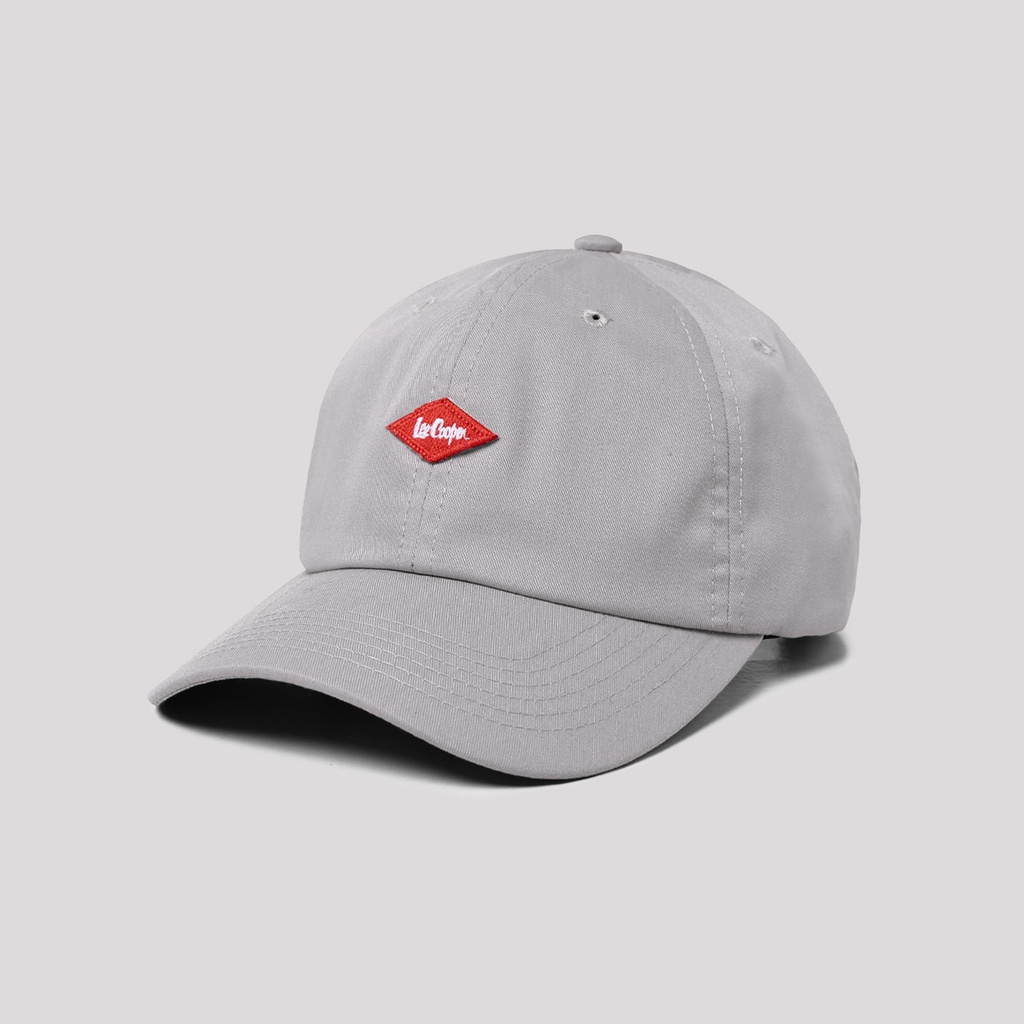 Jual Lee Cooper Caps Logo Diamond Red Light Grey | Shopee Indonesia