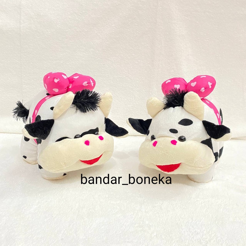 Jual Boneka Sapi Lucu Bulat Bahan Yelvo Import SNI / Grosir Boneka ...