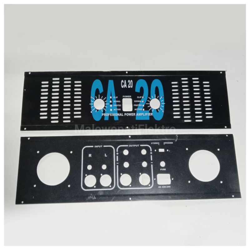 Jual Panel Box Power Amplifier CA 20 Depan Belakang Plat Besi | Shopee Indonesia