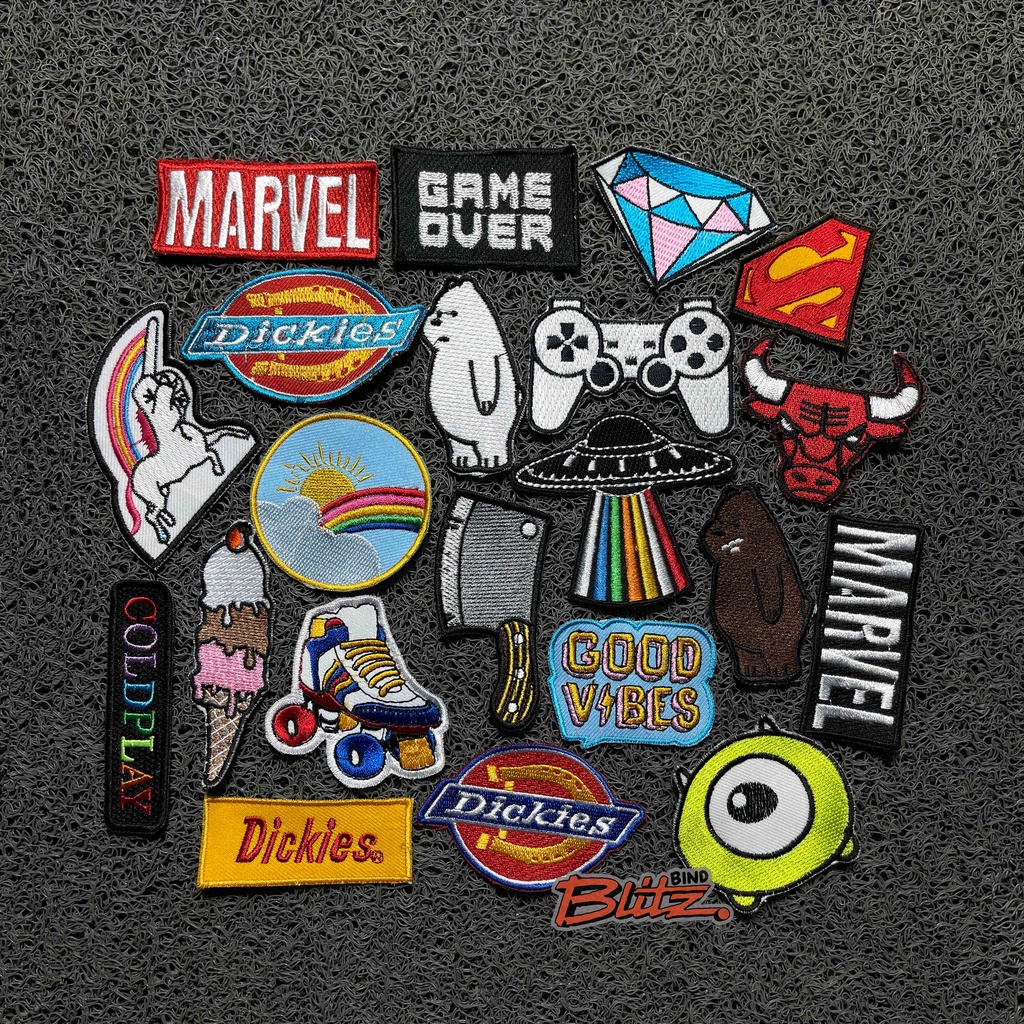 Jual PATCH BORDIR EMBLEM KARAKTER PATCH BORDIR AKSESORIS LUCU KEREN ...