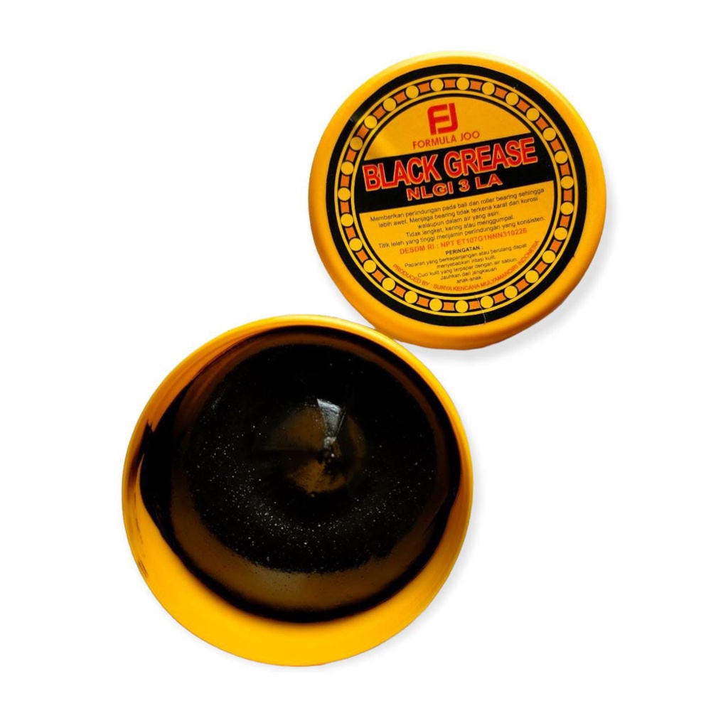 Jual Black Grease NLGI 3 LA 100 gr Stempet Gemuk Hitam Formula JOO ...