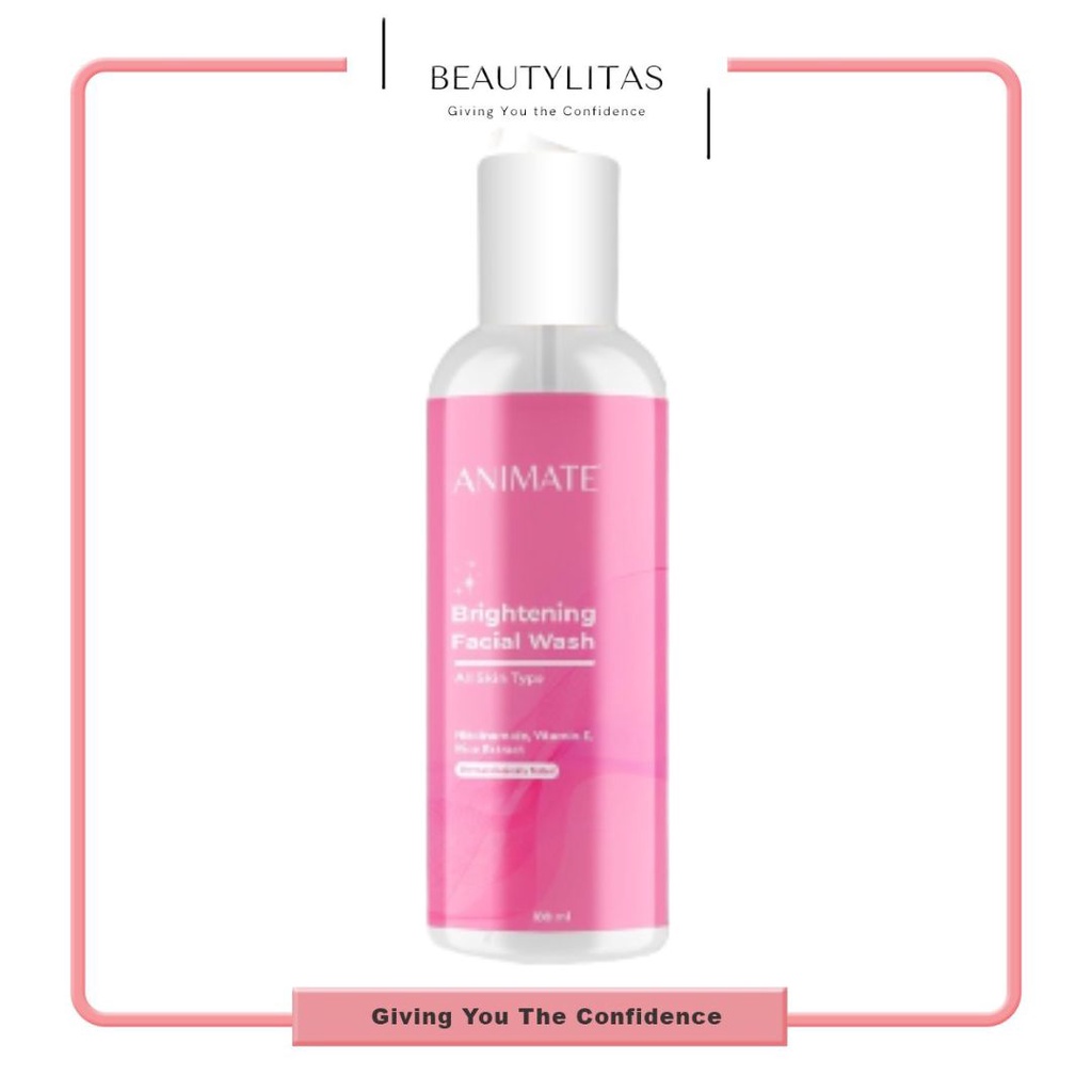 Jual ANIMATE Brightening Facial Wash 100 ml | Shopee Indonesia