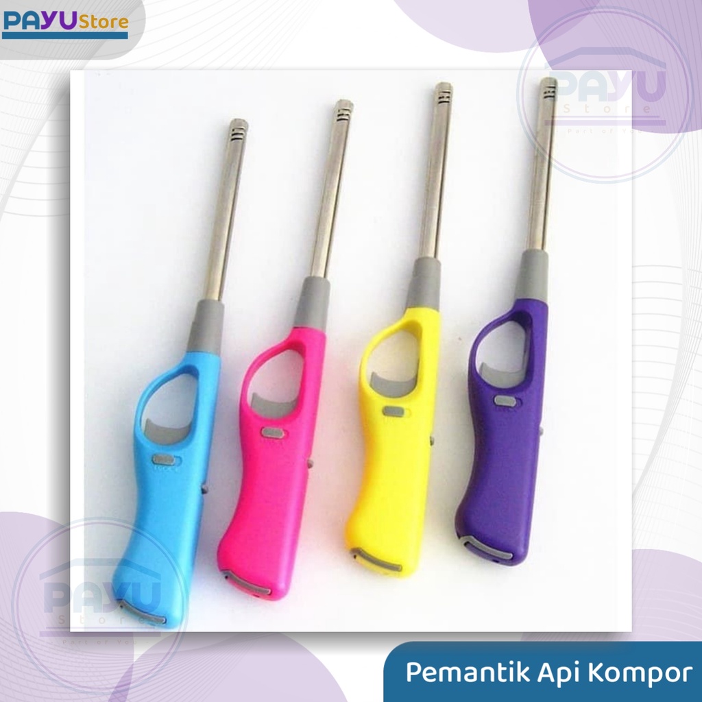Jual [PY021] Pemantik Warna Kompor Gas Multipurpose Lighter D Korek Api Kompor Panjang Batang ...