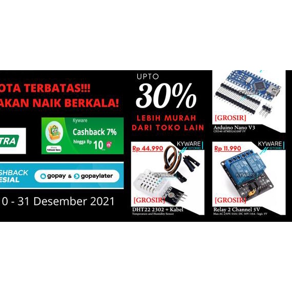 Jual AC Light Dimmer Robotdyn Module 1 Channel 220V 110V logic 5V 3.3V ...