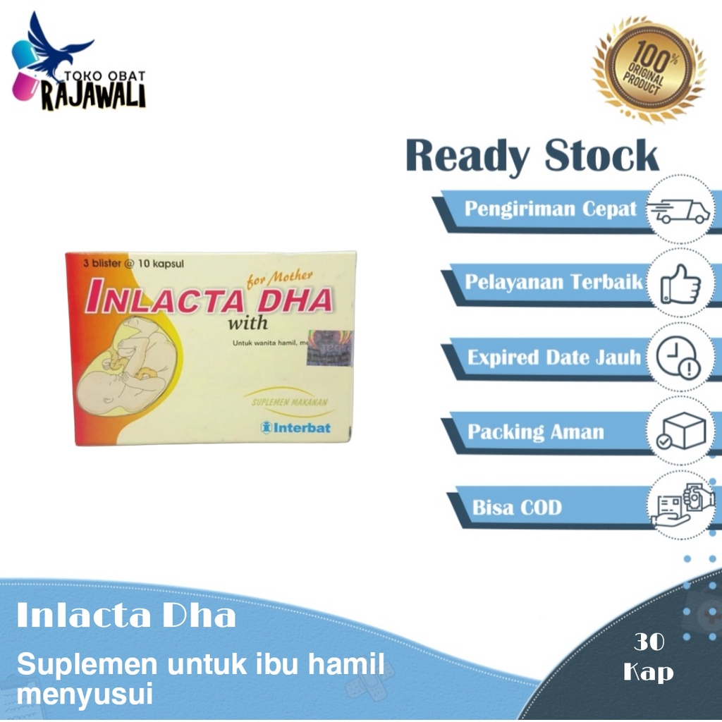 Jual Inlacta dha for mother vitamin ibu hamil menyusui perbox | Shopee ...