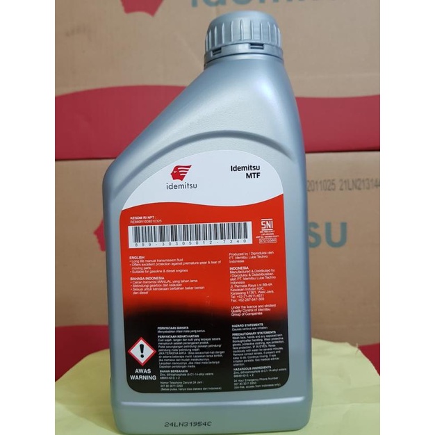 Jual OLI mtf IDEMITSU transmisi MANUAL | Shopee Indonesia