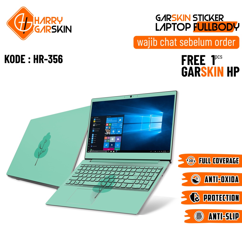 Jual Garskin Laptop Full Body Motif Kode HR356-HR360 Bisa Request Gambar FREE Garskin HP ...