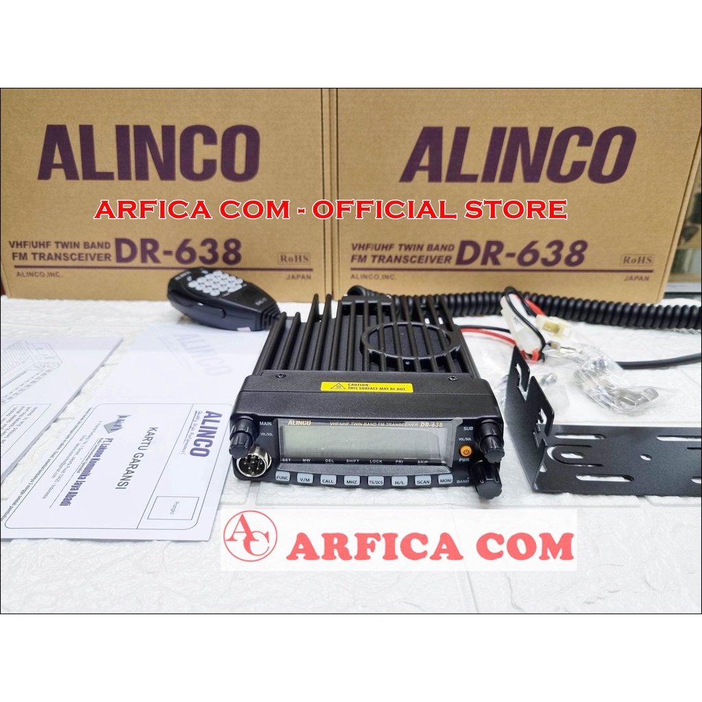 Jual RADIO RIG ALINCO DR 638 DR638 DDUALBAND ORIGINAL RESMI ALINCO DR ...