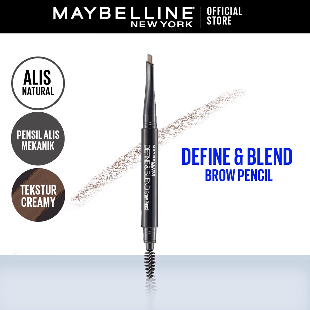Jual MAYBELLINE Define & Blend Brow Pencil Pensil alis Mekanik Define ...