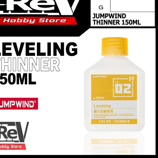 Jual THINNER JUMPWIND 150 LEVELING THINNER GUNDAM MODEL KIT MG HG PG ...