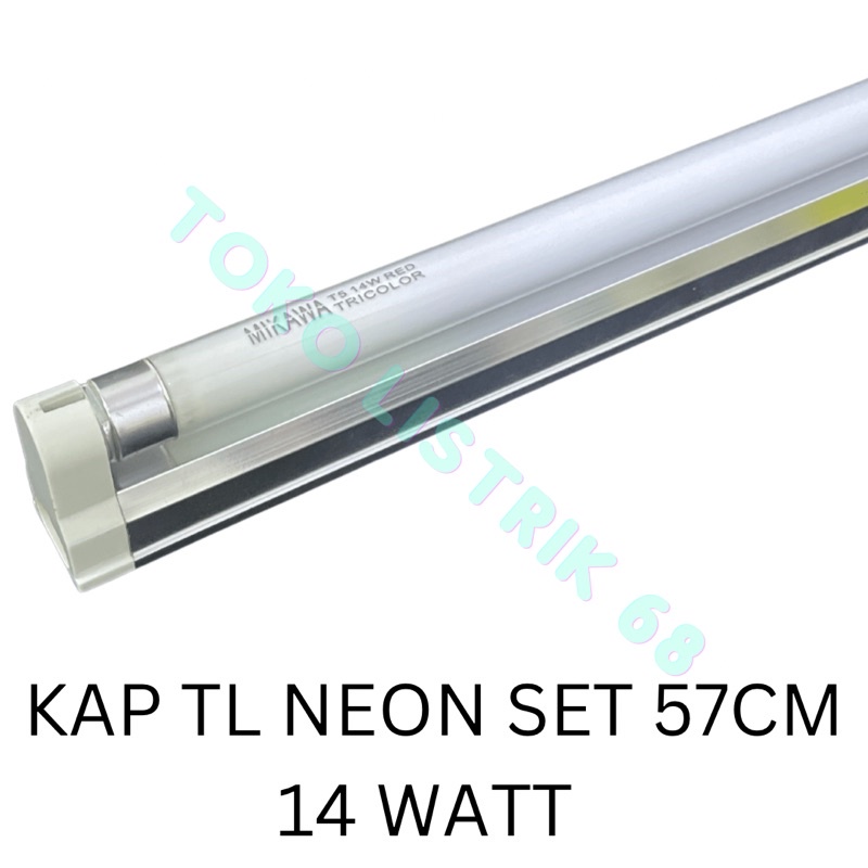 Jual Lampu TL Neon T5 14W + Kap Set MIKAWA | Shopee Indonesia