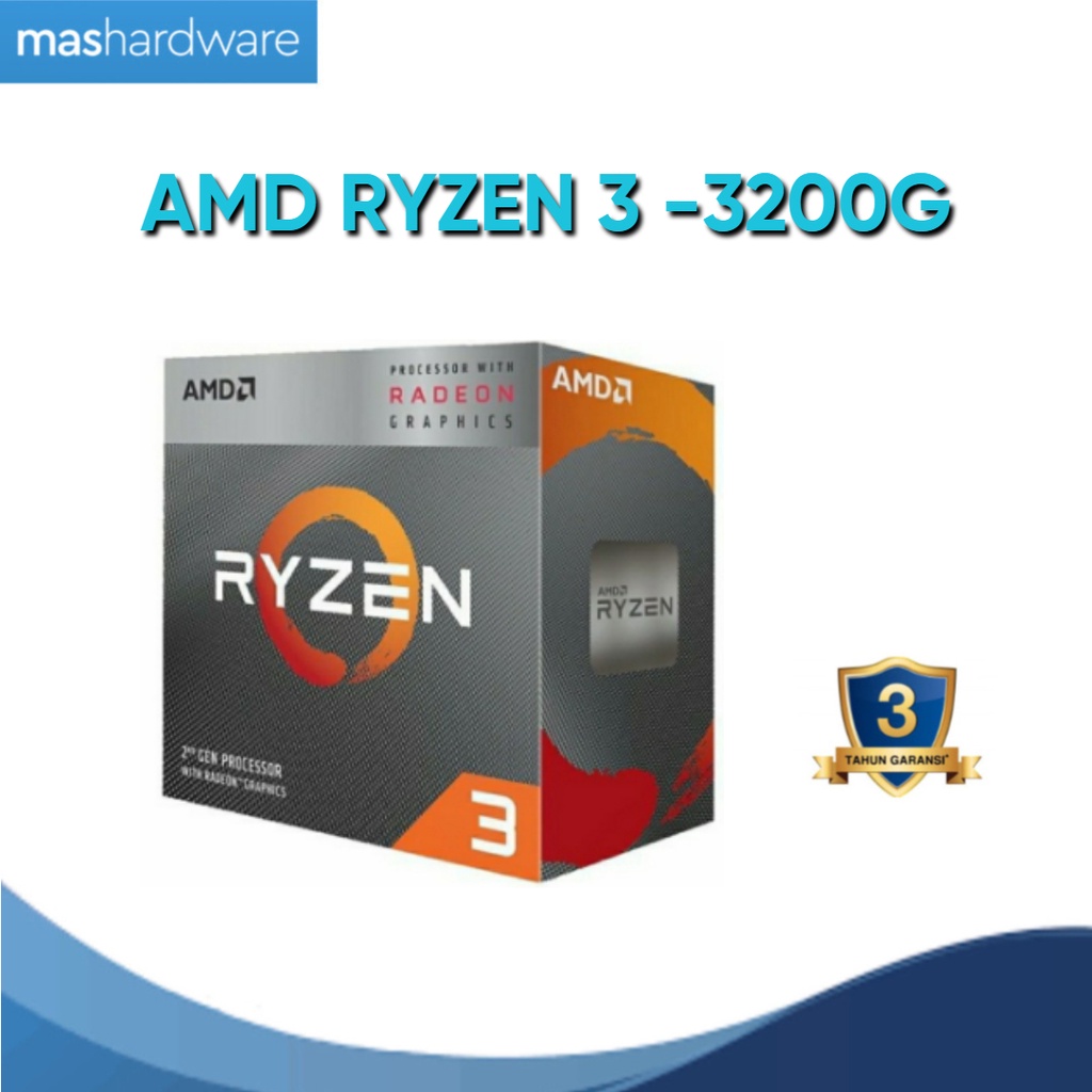 Jual Processor AMD RYZEN 3 - 3200G Box | Shopee Indonesia